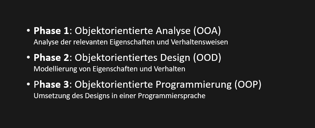 Einführung OOP